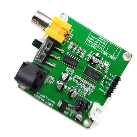 DIR9001 Fiber Coaxial Receiver Module SPDIF To I2S 24bit 96Khz Dedicated For DAC Module In