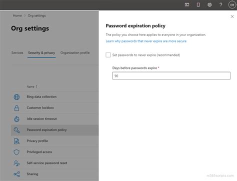 Set Office 365 Users Password To Never Expire Using Ms Graph