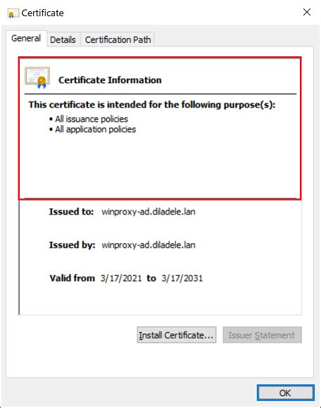 Install Root CA Web Filtering Proxy