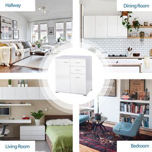 Modern High Gloss Sideboard