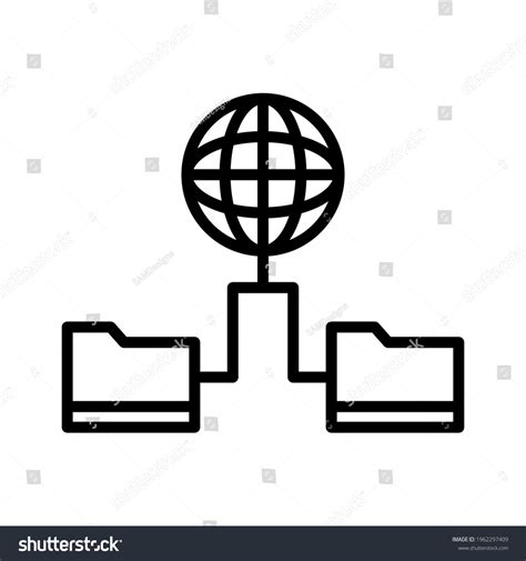 World Data Icon Vector Image Can Stock Vector Royalty Free 1962297409 Shutterstock