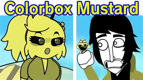 Friday Night Funkin Vs Colorbox Mustard Mix Scream Incredibox Fnf Mod Hard Youtube