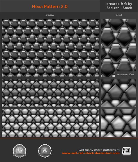 Hexa Pattern 2 0 By Sed Rah Stock On DeviantArt