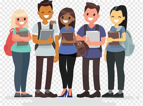책을 들고 사람들의 그림 학생 그룹 학생 사회 학생 어린이 사람들 홍보 Png Pngwing