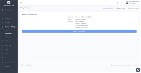 Overview DynamicPDF API