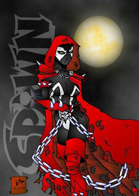 Lime Girl X Spawn She Spawn Art Female Spawn Art Hellspawn