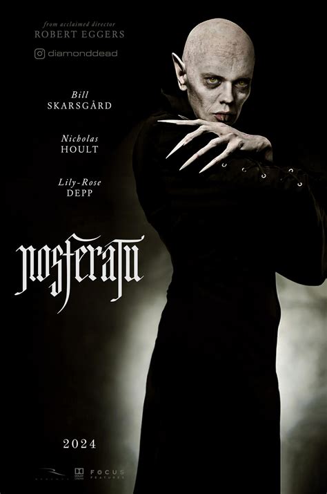 Nosferatu 2024 Remake Starring Bill Skarsgard By Diamonddead Art On