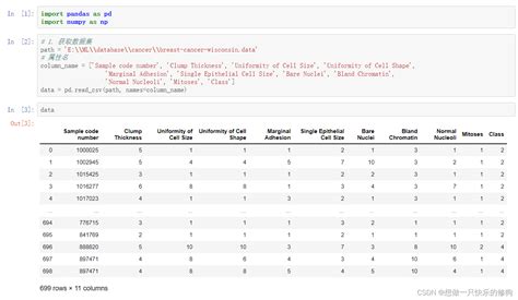【机器学习实战】利用sklearn中的逻辑回归对癌症分类预测 良／恶性乳腺癌肿瘤预测机器学习癌症课程设计 Csdn博客