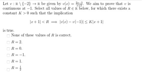 Solved A Let V 2 R Be Given By V X 2 3 We Aim To Chegg Com