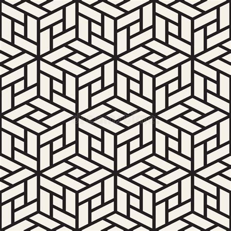 Vector Seamless Pattern Modern Stylish Lattice Texture Repeating