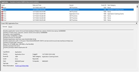 Solved Faulting Application Aacambientlightingexe And Ar Page 21 Republic Of Gamers