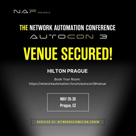 Autocon3 Networkautomation Hiltonprague Network Automation Forum