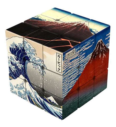 Rubiks Cube Of Waves And Dancing Yokai Zippi Japan