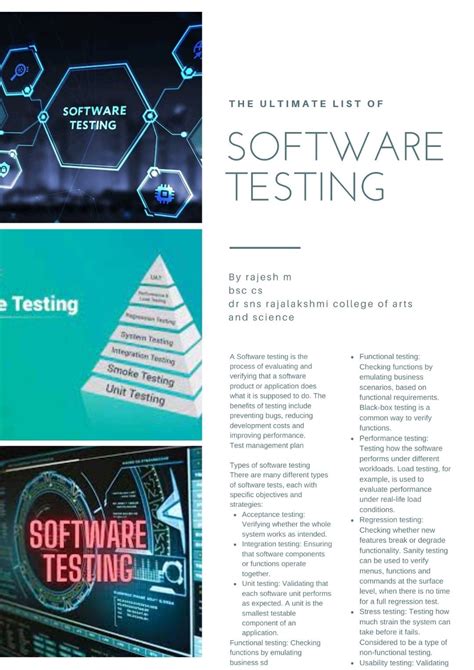 Rajesh M On Linkedin Softwaretesting Snsinstitutions Snscolor Snsdesignthinkers