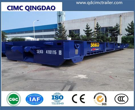 Cimc Terminal Port Using Ro Ro Trailer Mafi Trailer Truck Chassis Heavy Payload Mafi Trailer