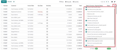 Customer Invoices In Odoo 16 Accounting Odoo V16 Enterprise Edition Book