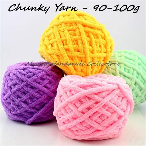 Chunky Yarn Microfiber Polyester Soft Yarn Benang Lembut Poliester