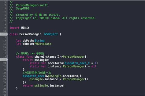 Ios Swift使用fmdb进行数据库操作线程安全增删改查 Csdn博客