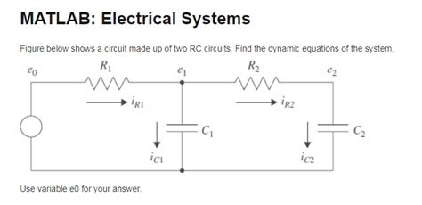 Solved I Only Need Correct Matlab Code Thanks Variables