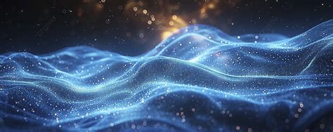 Abstract Blue Digital Wave Background Digital Abstract Wave Background Image And Wallpaper