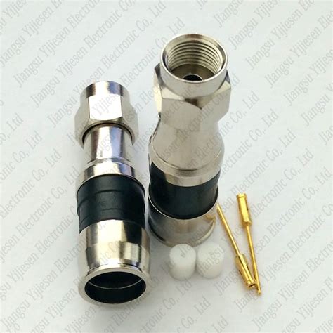 Waterproof Rg Compression F Male Connector RF Coaxial Cable Cable Plug Adapter Rg