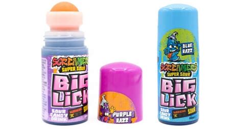 Lickable Sour Candy Drinks Zed Candy
