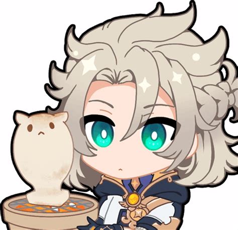 Albedo Genshin Impact Sticker Albedo Genshin impact Albedo genshin impact Откриване и