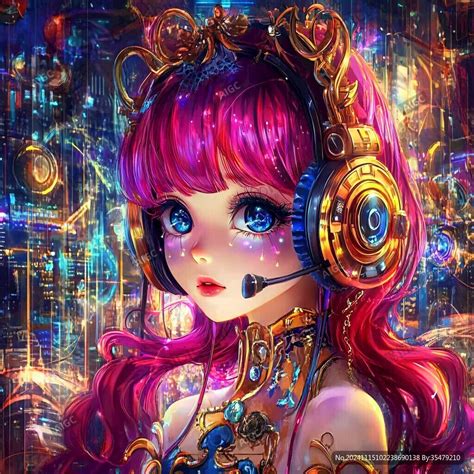 Ai创作图机器人女孩 现代科技梦幻 未来智能人物形象设计 数字美女插画 虚拟偶像 未来科幻卡通形象 Cg插画 朋克风插画 科幻机械风 表白机械人形象 女机器人手绘 Cg头像 人工智能艺术 机器