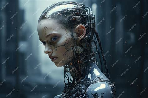 Premium Ai Image Artificial Intelligence Girl Robot Robot With The
