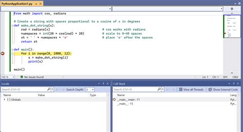 Python In Visual Studio Tutorial Step 4 Debugging Microsoft Learn