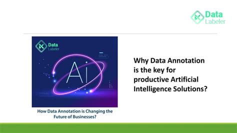why data annotation is the key for productive artificial intelligence