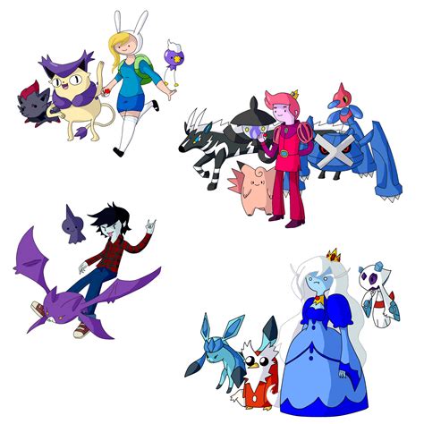 Adventure Time Gender Swapped With Pokemon By Chrisj Alejo On Deviantart