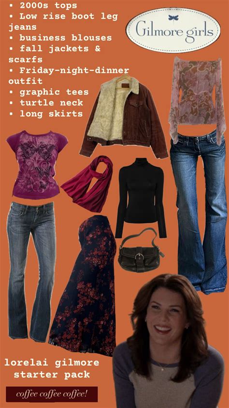 Lorelai Gilmore Starter Pack Gilmore Girls Fashion Gilmore Girls