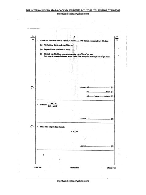 Bgcse Maths Pp2 2006 Pdf Bgcse Maths Pp2 2006 Pdf
