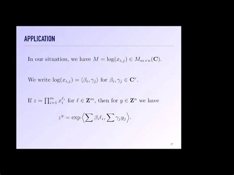 Free Video An Introduction To Auxiliary Polynomials In Transcendence Theory Lecture Iii From