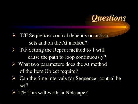 Dhtml Sequencer Control Ppt Download