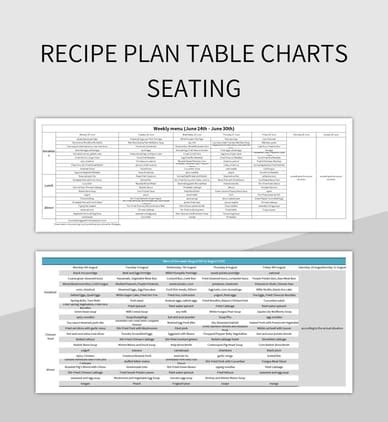 Free Seating Charts Templates For Google Sheets And Microsoft Excel Slidesdocs