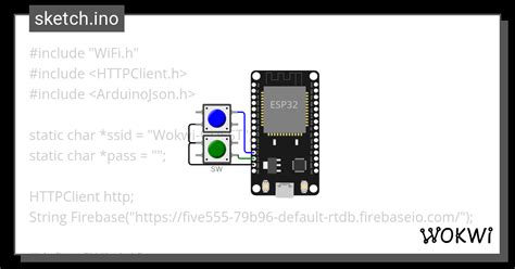 Talk To Firebase Wokwi ESP STM Arduino Simulator