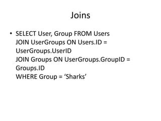 CVJ Intro To MySQL PPTX