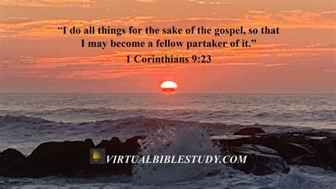 1 Corinthians 9 Nasb Virtual Bible Study™