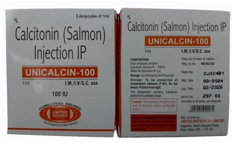 Calcitonin Salmon Injection Ip At Best Price In Madurai By Manis Medical Agencies Id