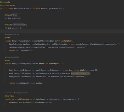 Java Wss4jsecurityinterceptor Library It Is Responding To Me With
