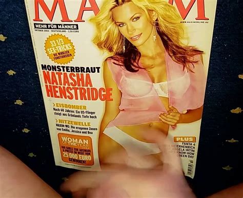 Cum Tribute For Natasha Henstridge On Maxim Magazine Gay Porn XHamster