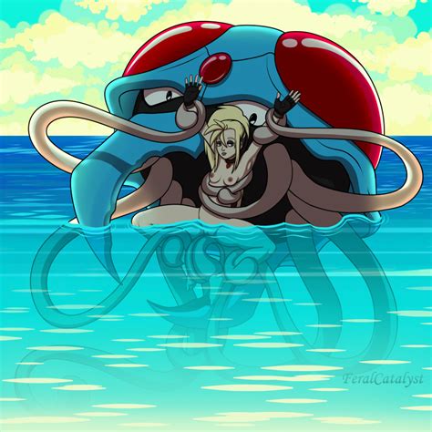 Rule 34 Absurd Res Breasts Clothing Collar Consentacles Dominant Dominant Feral Duo Female