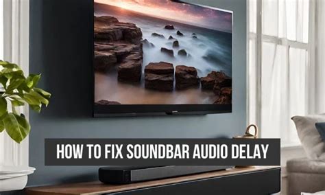 How To Fix Soundbar And TV Not In Sync Mount Your Box