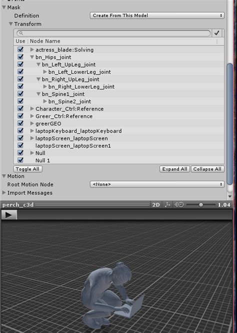 Character Setup For Unity Rigging Animation And Importing Considerations
