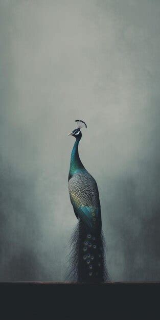 Premium Ai Image A Peacock Is Singing In The Dark