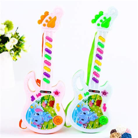 Elgitarr Med Tecknade Motiv För Barn • Barn World