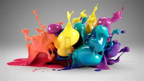 3d 렌더링으로 생성된 공중에 떠 있는 생생한 얼룩 3d 풍선 깜짝 파티 생일 3d 배경 일러스트 및 사진 무료 다운로드 Pngtree