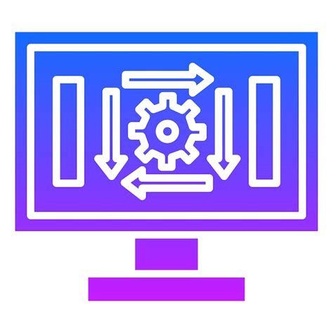 Premium Vector Workflow Icon